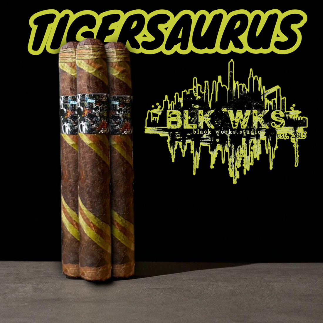 Black Works Studio TIGERSAURUS – King of the Leaf