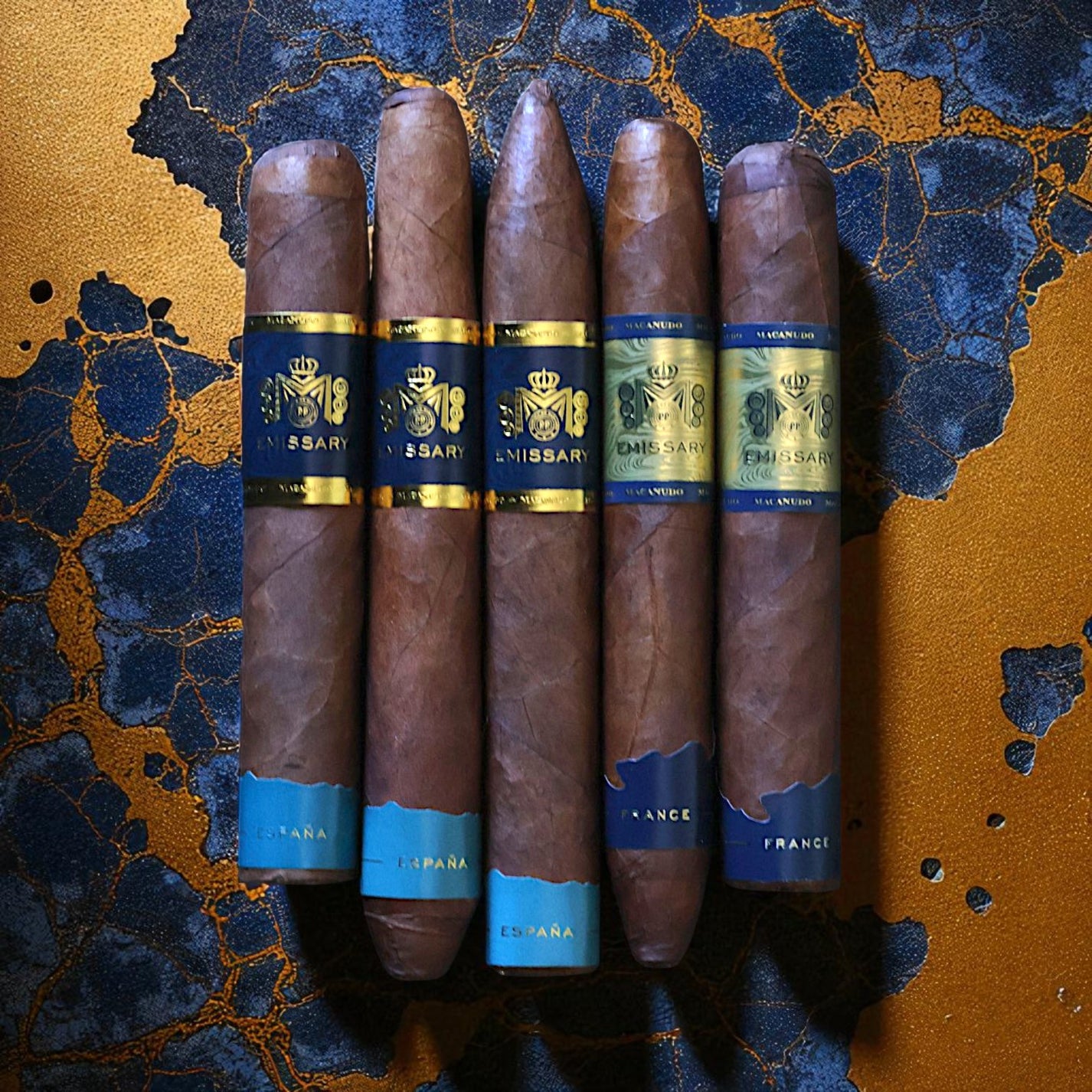 Emissary Collection - Macanudo: España x France Sampler – King of the Leaf